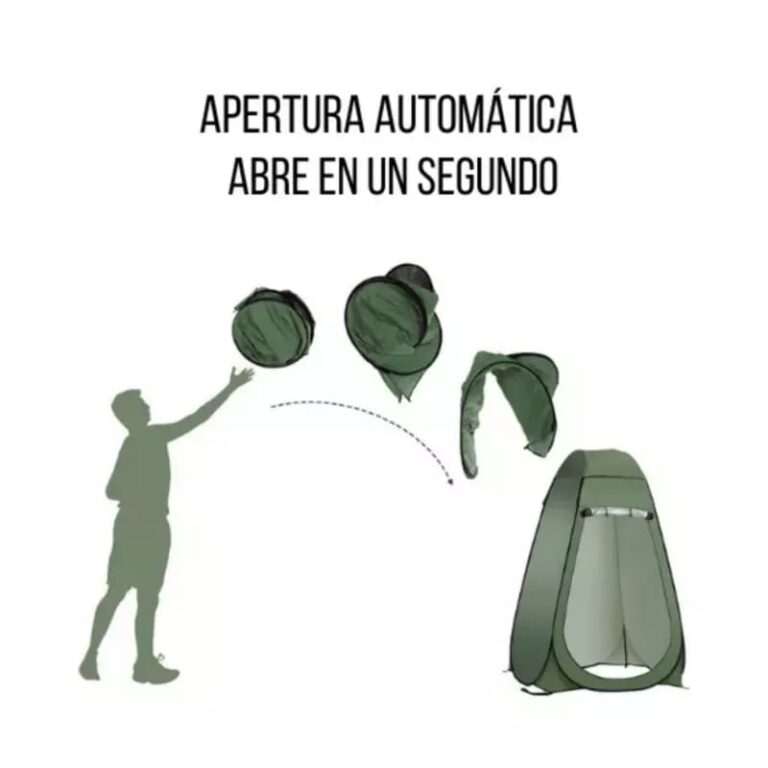 Vestidor portátil camping 🏕️ – VariedadesLidia.com